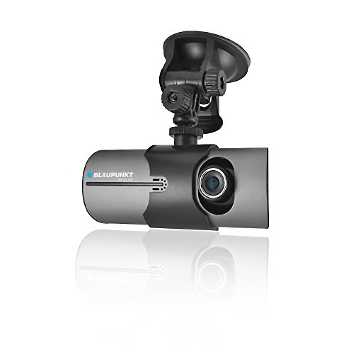 Blaupunkt - Dual Camera DashCam with GPS, 2.7" LCD Screen, Wide Angle View, Continuous Recording