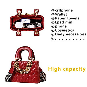 AyTotoro Purses and Handbags for Women Fashion Ladies PU Leather Top Handle Satchel Chain Shoulder Messenger Tote Bags (Small wine red)