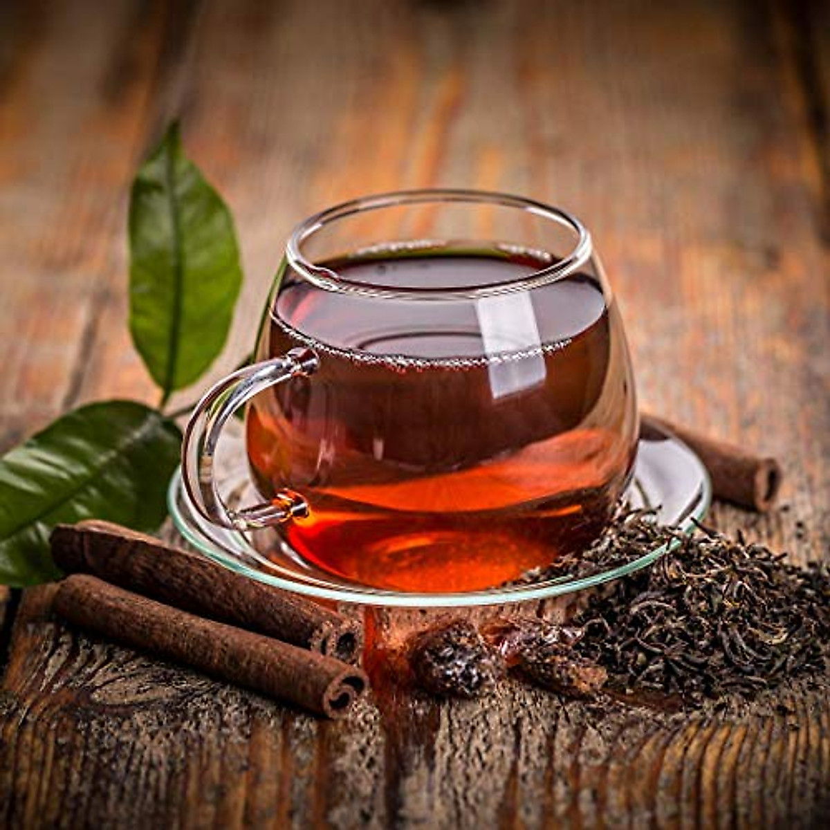 Civilized Coffee Instant Assam Black Tea Powder for Hot Tea, Iced Tea & Baking (8 oz) (1)