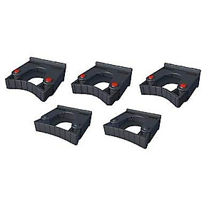 Toolflex Aluminum Rail 90cm (36'') with 5 Mounted Tool Holders. 473-556-1