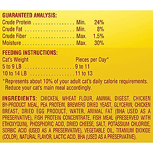 Meow Mix Irresistibles Soft Cat Treats, White Meat Chicken, 3 Ounce (Pack of 5)