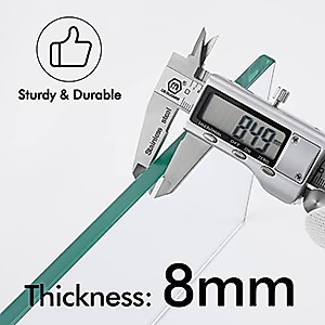 KES Glass Bathroom Shelf, 23.6 Inches Glass Shelf for Bathroom with Tempered Glass Floating Shelves Bathroom SUS 304 Stainless Steel Wall Mount Brushed Finish, A2024S60-2