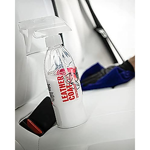 GYEON Quartz Q² LeatherCoat - Easy to Use Leather Protection - Spray On/Wipe Off - Natural Satin Finish - Highly Repellent - Prevents Fading - UV Protection