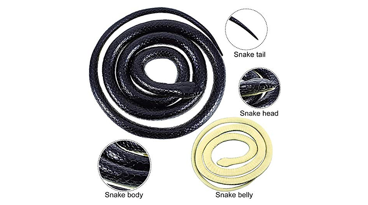 Snake Toy, Rubber Lifelike Snakes Scary Toys, Wild Life Toys Funny ...