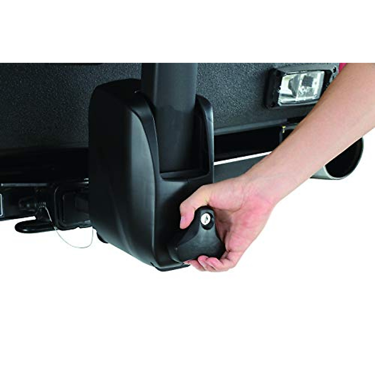 INNO INH110 Tire Hold Hitch Mount (1.25"/2") Platform Rack (1) Bike (E-Bike, Fat Tire, Full Suspension, Carbon Compatible)