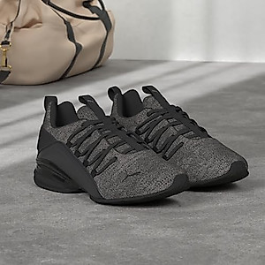 PUMA Mens Axelion Cross Trainer, Multi Mens Black-Castlerock, 11.5