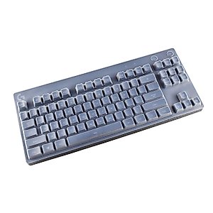 Keyboard Cover for Logitech G Pro & Logitech G Pro X Shroud Mechanical Keyboard, Logitech G Pro Keyboard Cover Protector - Clear