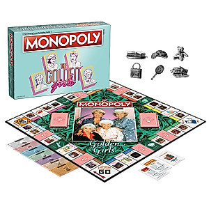 Monopoly: The Golden Girls Board Game | Buy, Sell, Trade Fan-Favorite Locations | Classic Monopoly Game Featuring Golden Girls TV Show Theme | Officially-Licensed Golden Girls Merchandise