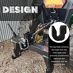 VONLX Quick Hitch Top Hook Cat 1 Fit for Harbor Freight, Harbor Freight Quick Hitch Hook