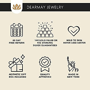 DEARMAY Gold Bracelets for Women 14K Real Gold Plated Jewelry Sets for Women Trendy Dainty Stackable Paperclip Rope Snake Box Figaro Chain Bracelets Pack Costume Fashion Filled Gifts for Women Girls