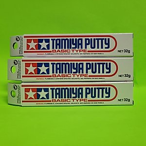 Generic 3 Pack Tamiya Basic Gray Putty 87053 TAM87053 for Modeling Models 32g, Grey