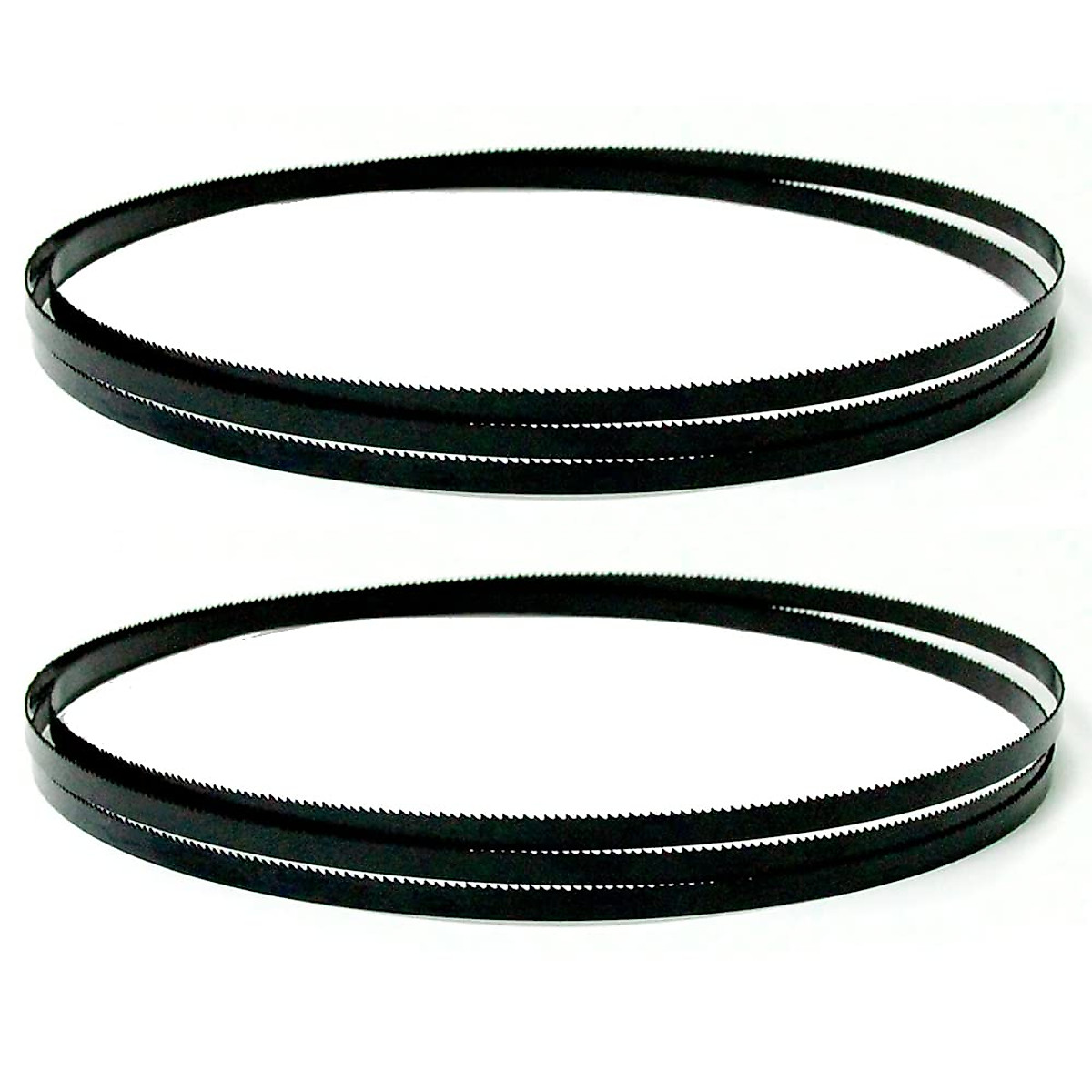 FOXBC 80 Inch x 3/16 Inch x 10 TPI Bandsaw Blades Wood Cutting for Sears Craftsman 12" Band Saw, Bosch, POWERTEC Band Saw Blades - 2 Pack