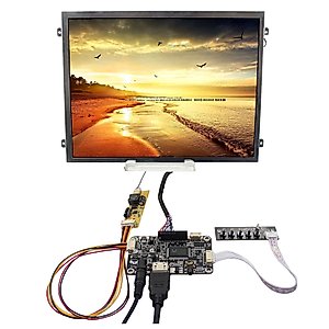 VSDISPLAY 10.4" 10.4 Inch 1024X768 HD 500nit IPS LCD Display VS104T-003A with HD-MI Audio LCD Controller Board