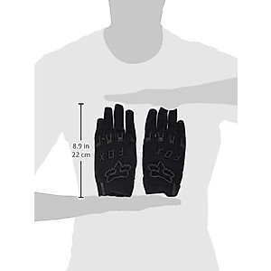 Fox Racing Mens DIRTPAW Motocross Glove,Black/Black,Medium