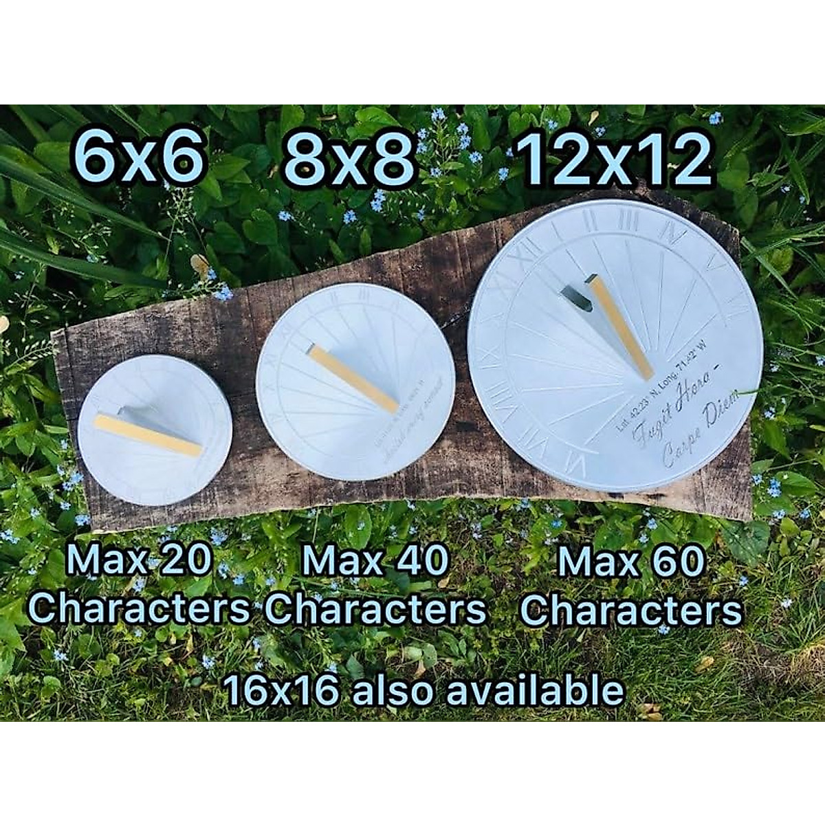 10 Year Anniversary Gift Sundial - Custom Engraved & Calibrated 10th Anniversary Gifts For Him Or Her - 10th Anniversary Gifts For Couple -10 Year Tin Anniversary Gifts Sundial