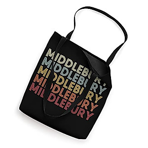 Middlebury Connecticut Middlebury CT Retro Vintage Text Tote Bag