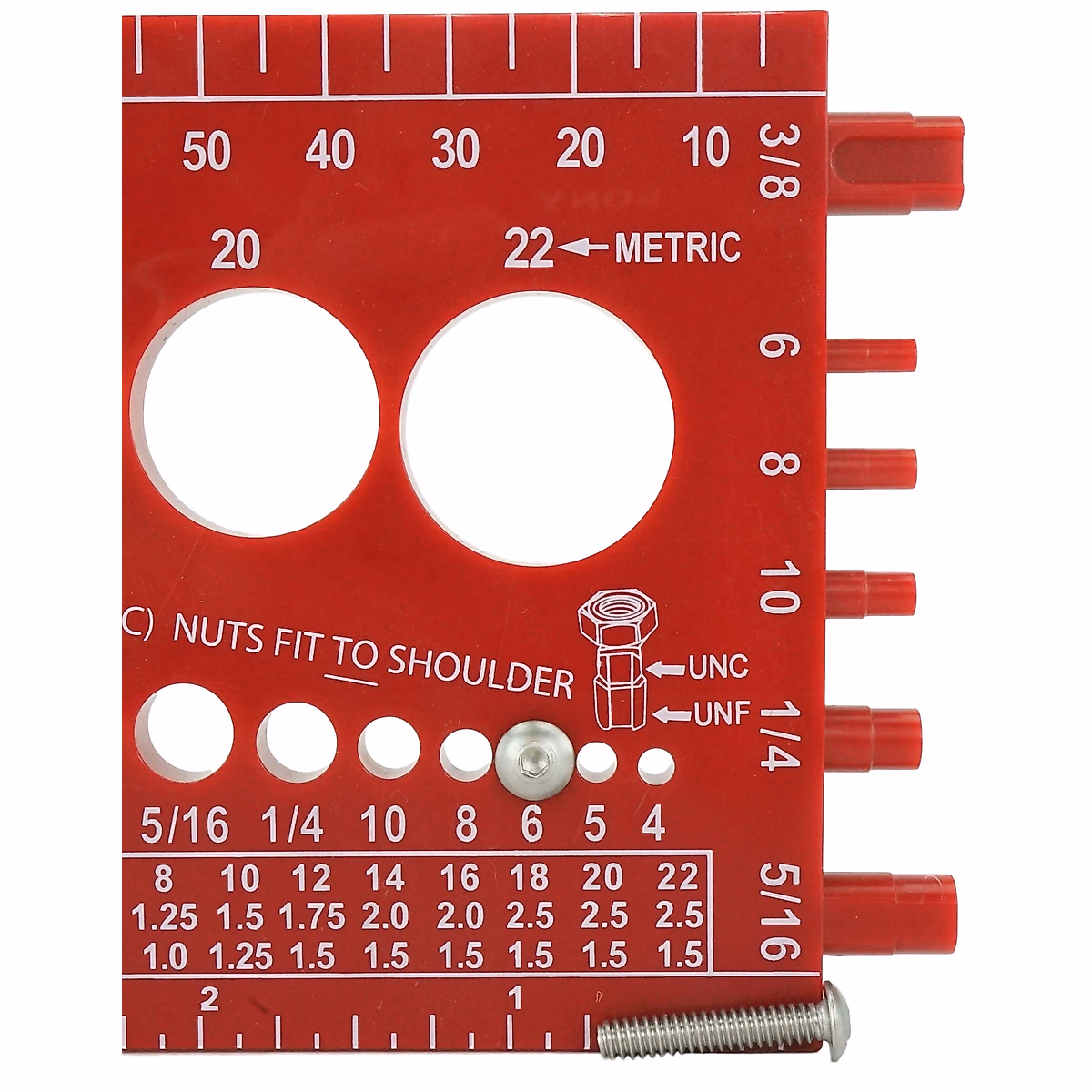 Stainless #6-32 x 3/4" (3/8" to 2" Available) Socket Button Head Cap Screws, Full Thread, Hex Drive, Stainless Steel 18-8, Machine Thread (6-32 x 3/4")