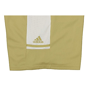 adidas Game Built Player Climalite Short with Pockets, Sand- White Large