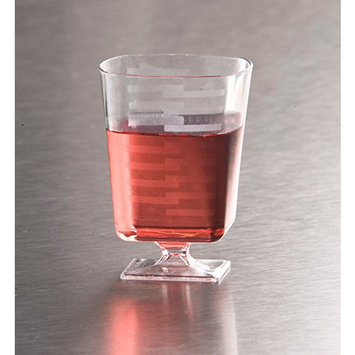 EMI Yoshi Koyal Squares Pedestal Wine Glasses, 2-Ounce, Clear, Set of 180