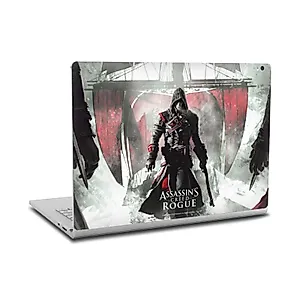 Head Case Designs Officially Licensed Assassin's Creed Game Cover Rogue Key Art Vinyl Sticker Skin Decal Cover Compatible with Microsoft Surface Book 2
