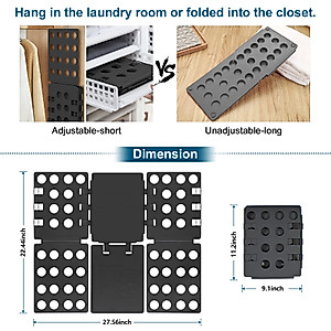 Sealegend Shirt Folding Board Shirt Folder Clothes Folding Board Durable Plastic t Shirts Clothes Laundry folders