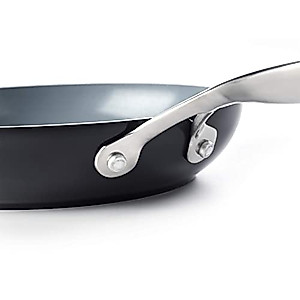 GreenPan Valencia Pro Hard Anodized Healthy Ceramic Nonstick 12" Wok, PFAS-Free, Induction, Dishwasher Safe, Oven Safe, Gray