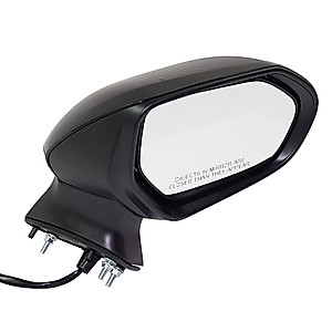 Kool Vue Driver & Passenger Side Power Heated Mirrors for Toyota Camry 2018-2022 With Signal Light; Without Blind Spot Light Paintable Models w/o Side View Camera, North America Built