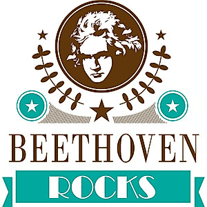 CafePress Beethoven Rocks Mugs 20 oz. Insulated Stainless Steel Coffee Tumbler