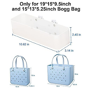 Wallet Organizer Holder for Bogg Bag, Premium Insert Charm Wallet Phone Cup Drink Keychain Tray Holder - Accessories for Bogg Bags