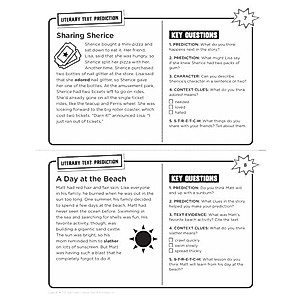 100 Task Cards: Literary Text: Reproducible Mini-Passages With Key Questions to Boost Reading Comprehension Skills