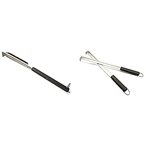 Cuisinart Pizza Bundle - Pizza Stone Cleaning Brush & Alfrescamore Pizza Spinners