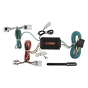 CURT 55570 Vehicle-Side Custom 4-Pin Trailer Wiring Harness, Fits Select Nissan Quest , Black