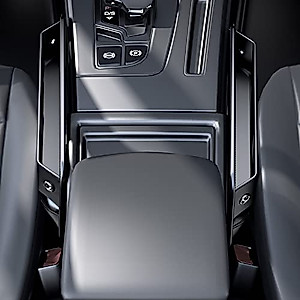 Wanfuder Car Seat Gap Filler Leather Car Seat Organizer and Storages Automotive Accessories - Front Seats Car Adjustable Gap Filler for Phones, Glasses, Keys, Cards