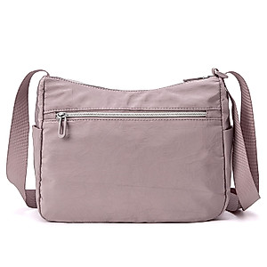 ETidy Crossbody Bag For Women Waterproof Lightweight Casual Shoulder Handbag Purse (L size Purple)