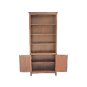 International Concepts Sydney Winslow Sofa Upholstery: Deep Red, Frame Finish: Aged Cherry