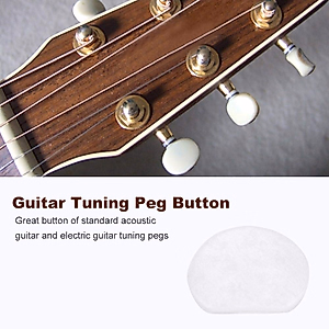 Tuning Peg Heads, 6 PCS/Set Acrylic Tuning Pegs Button Machine Heads for Guitar(#1)