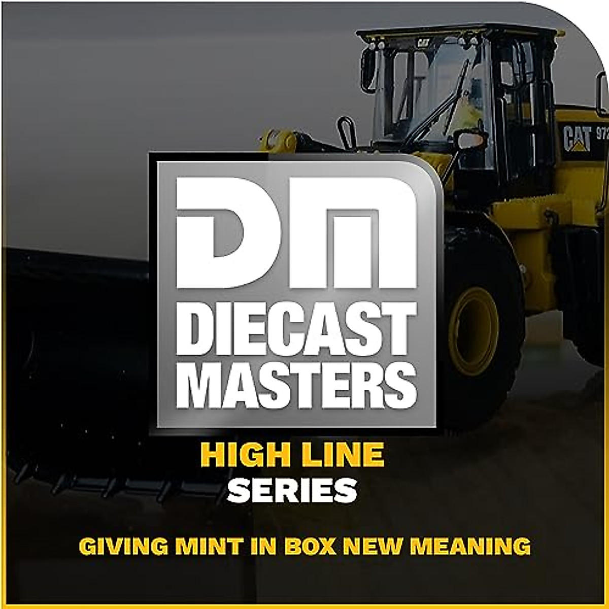 Diecast Masters 1:50 Caterpillar 972M Wheel Loader | High Line Series Cat Trucks & Construction Equipment | 1:50 Scale Model Diecast Collectible | Diecast Masters Model 85927
