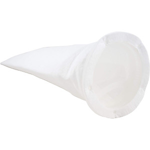 SpiroPure SP-BP-420-5 5 Micron #4 (20”) Glazed Polypropylene Felt Liquid Bag Filter BP-420-5 155386-03 (Case of 40)