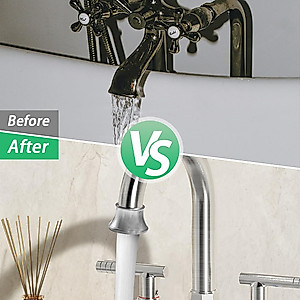 Faucet Aerator Compatible with Moen 101964 116618, High Flow Sink Aerator Replacement, Fit for Shower Bathroom Kitchen Faucet Parts, 2.2 Gallon Per Minute, Chrome