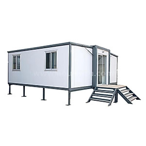 Extendable Cabin Fire Container Modern Duplex Design Butterfly Building Prefab House