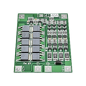 diymore 3PCS 3s BMS 40A 14.8V 16.8V 18650 Li-ion Lithium Battery PCB Protection Board Battery Protection Board PCB BMS Protection Circuit Balanced Li po Cell Charging Module with Balance Function