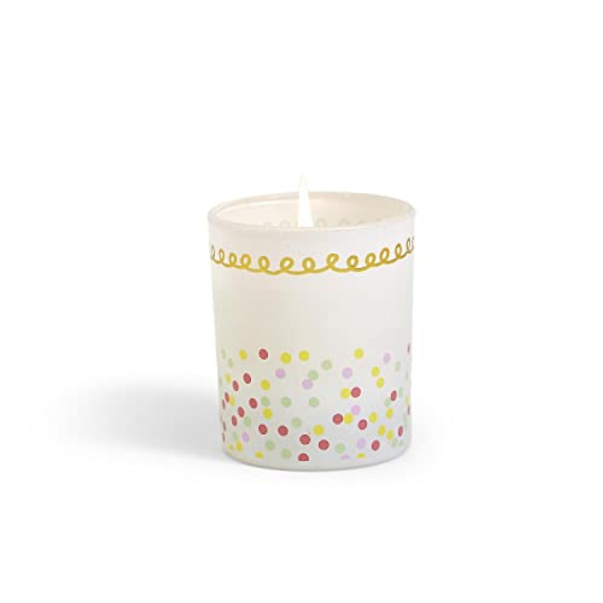 Two's Company Birthday Cake Music Box with Scented Candle