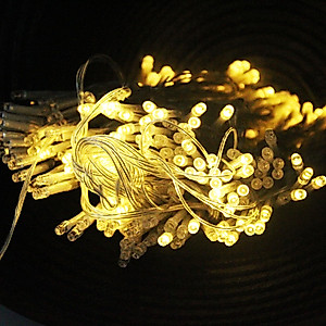 YAQIMIYA 300 LED Fairy Curtain Lights Plug in 10x10FT,8 Modes Window Wall Hanging Curtain String Lights for Bedroom Wedding Party Indoor Outdoor Decoration (Warm White)