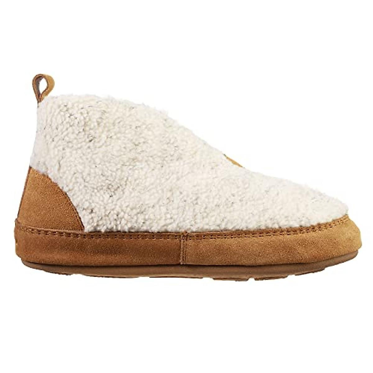 Acorn womens Recycled Ela Boot With Berber Upper and Lining Slipper, Natural, 5 6 US