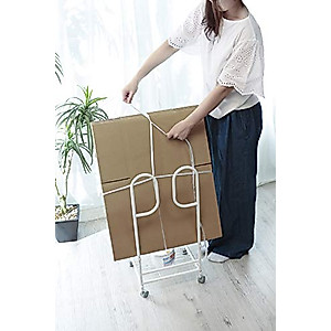 Azwil DBS01 Cardboard Stocker, White, Casters