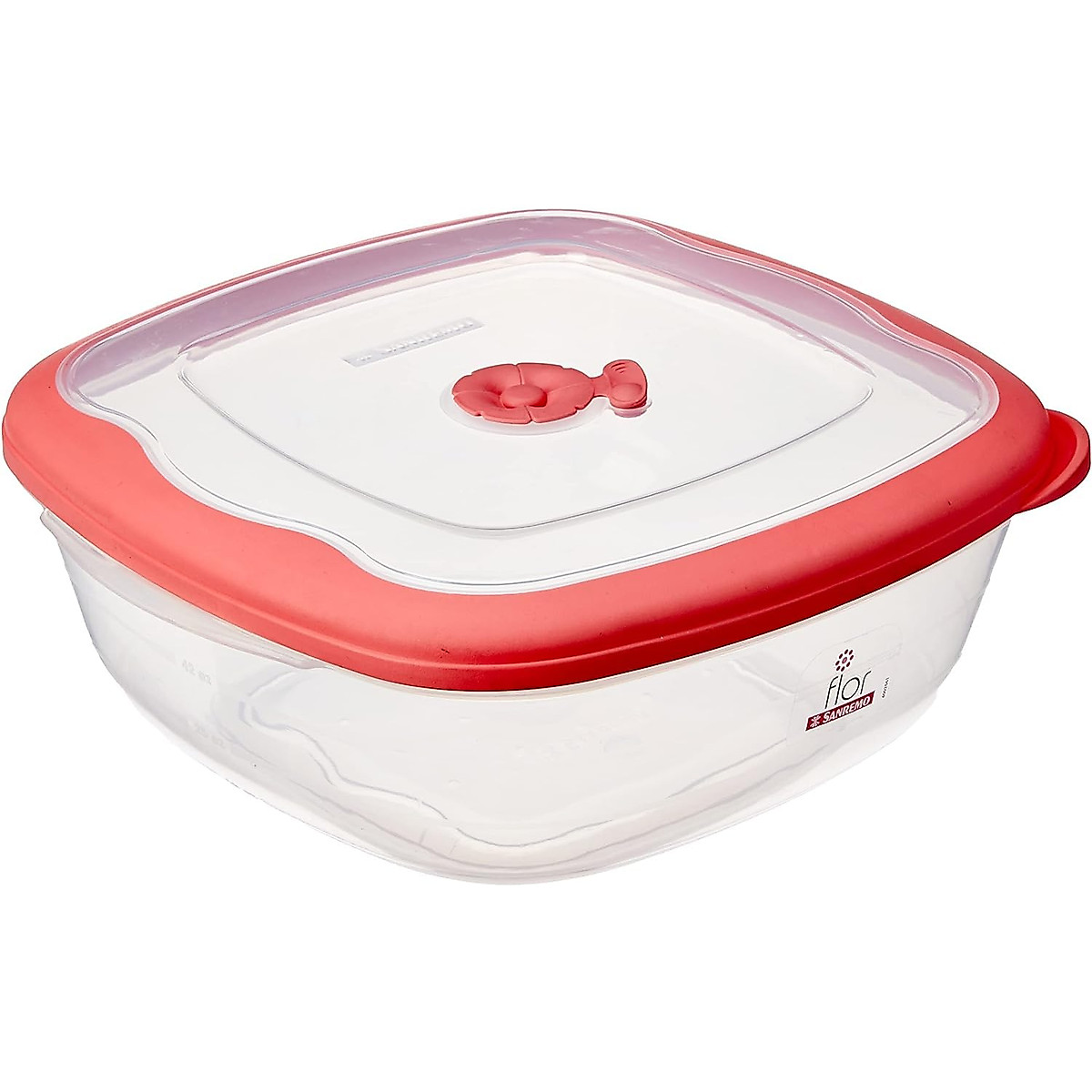 Tribello Plastic Freezer Food Storage Container with Lids Microwave/Dishwasher Safe Steam Vent/Air-Tight Lid Square Large 67 Oz 2-Pack 8.3-Cup