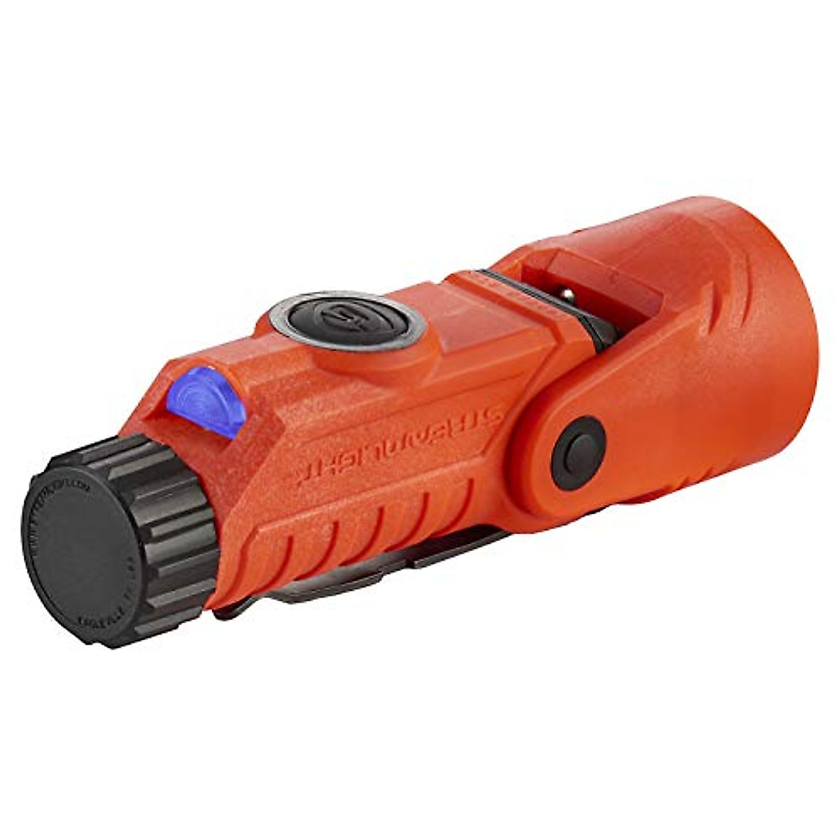 Streamlight 88901 Vantage 180 X Helmet Mounted and Right Angle Firefighter Flashlight with Helmet Bracket, Orange