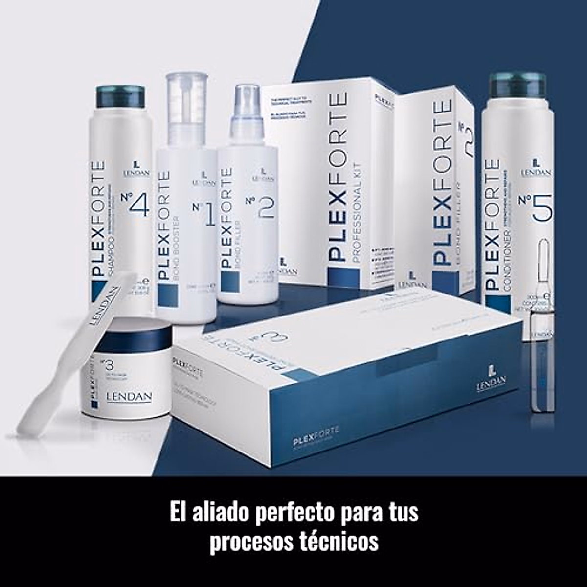 Lendan - Hair Conditioner - Nº5 Conditioner - 300 ml - With Plexforte Technology - Reduces Hair Breakage - Restores Hair Strength - Adds Shine and Softness - Anti-Frizz