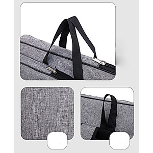 ITODA A3 Art Portfolio Carry Case Bag Drawboard Storage Tote Handheld Portable Shoulder Box Artist Drawing Board for 8k Sketch Easel Paper Palette Brush Pencil Painting Supplies