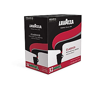 Lavazza Classico Single-Serve Coffee K-Cups for Keurig Brewer, 32 Count